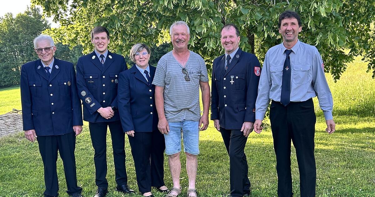 FFW Liebenstein besucht Karl Multerer zum 60. Geburtstag