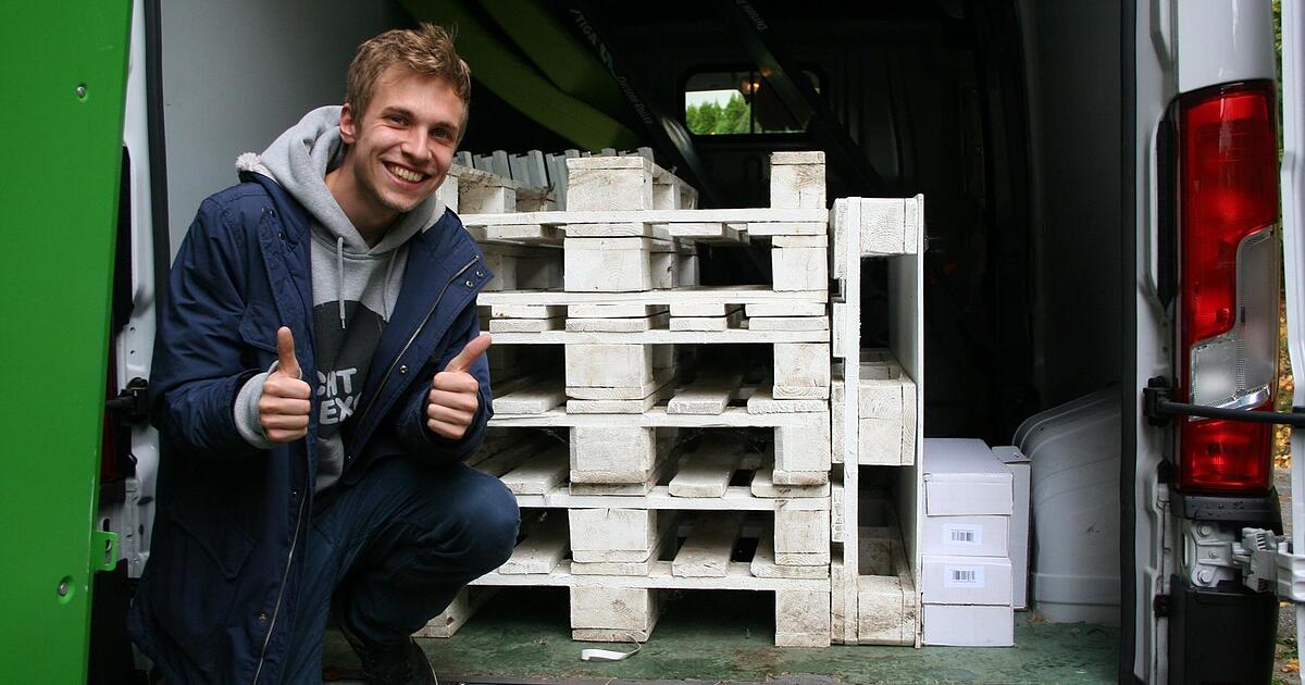 Mit Sack und Pack zur Werkstød