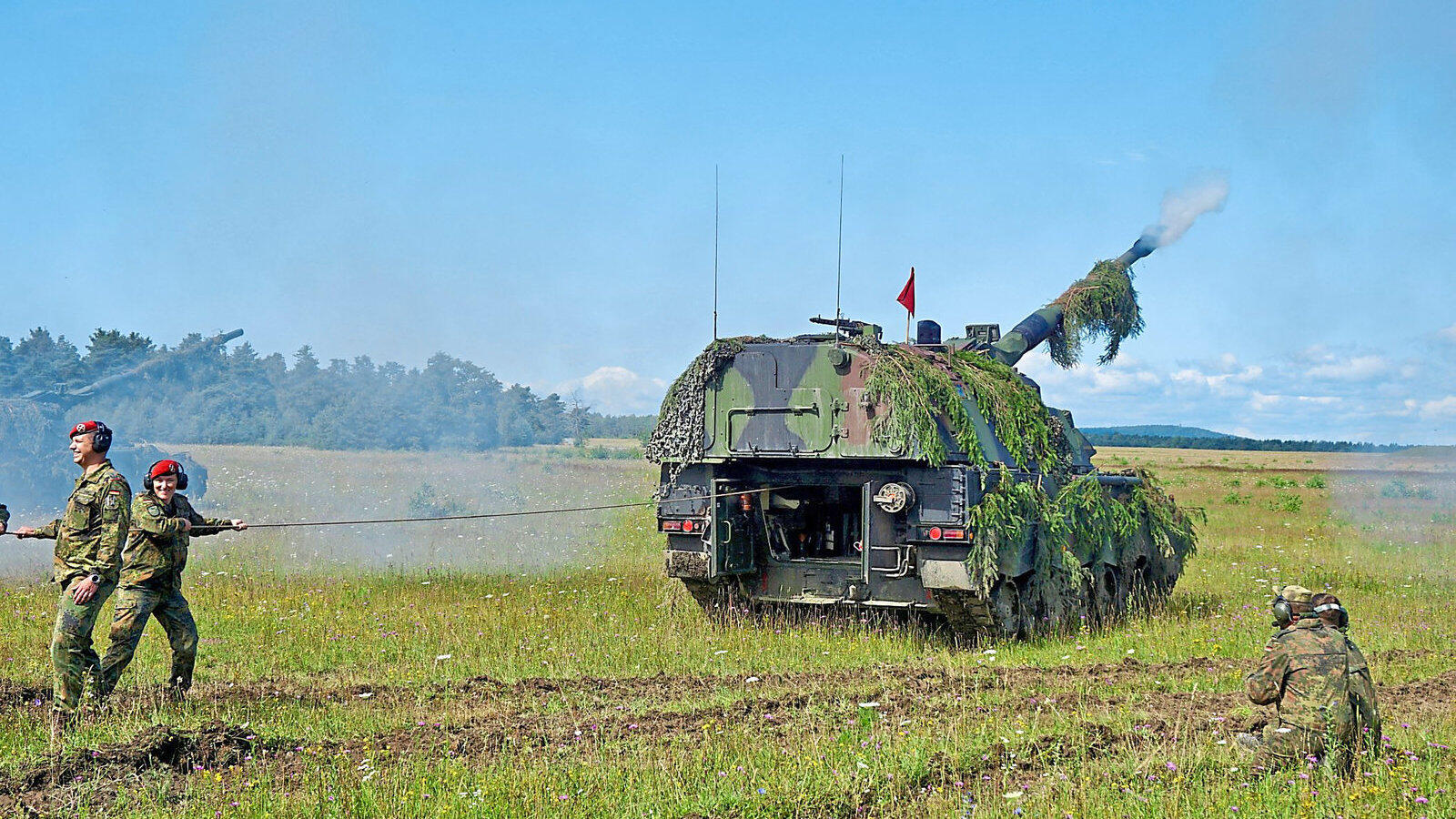 Das neue Weidener Bataillon testet zum ersten Mal eine Panzerhaubitze