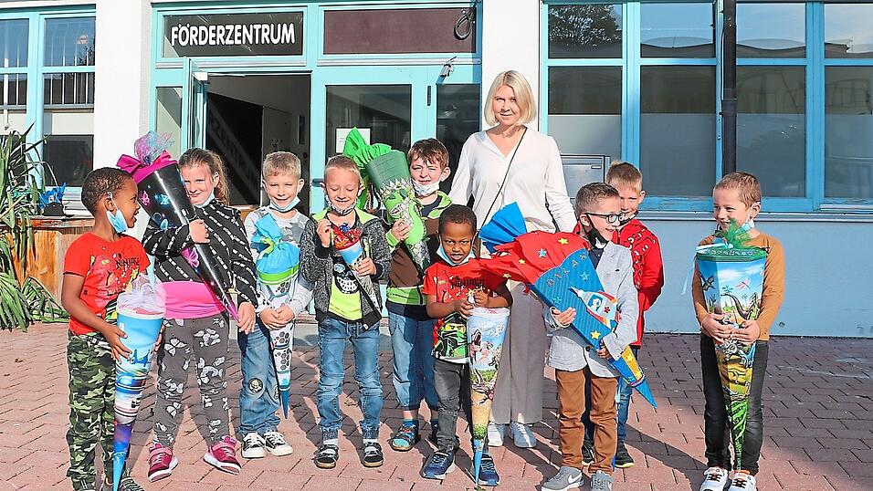 Vorfreude, Schultüten und Luftballons