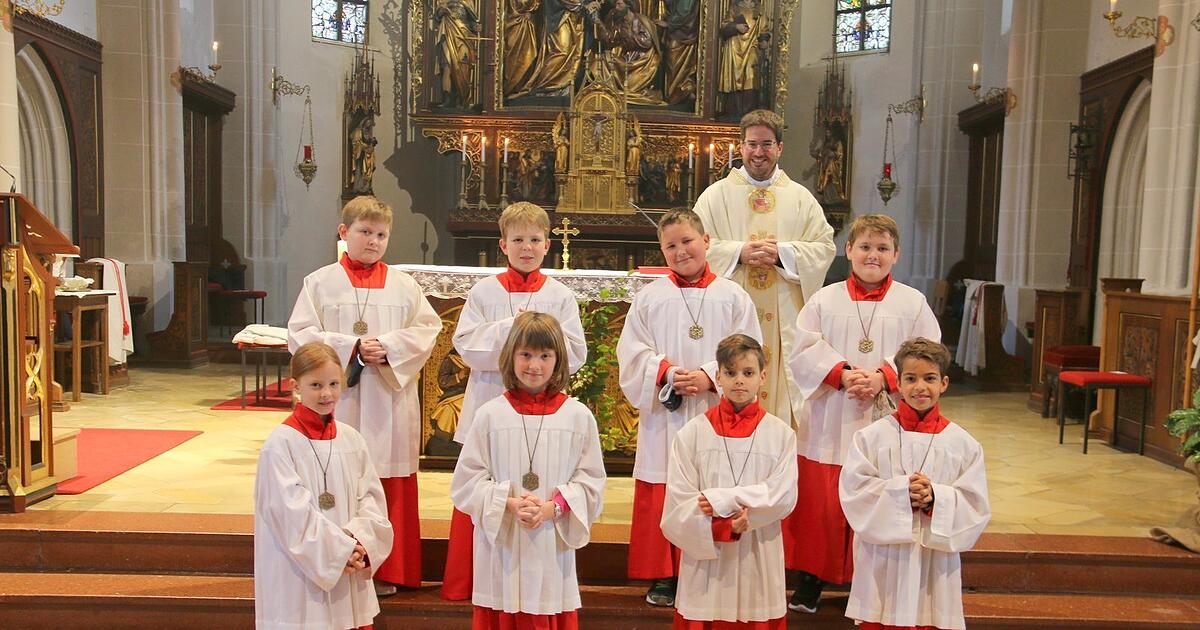 Acht neue Ministranten