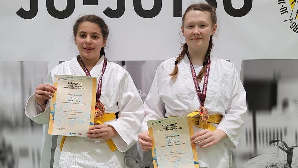 Drei Podestplätze bei Süddeutscher Meisterschaft