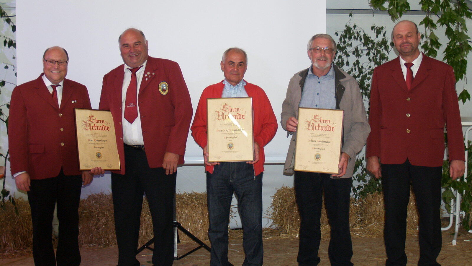 Vier neue Ehrenmitglieder