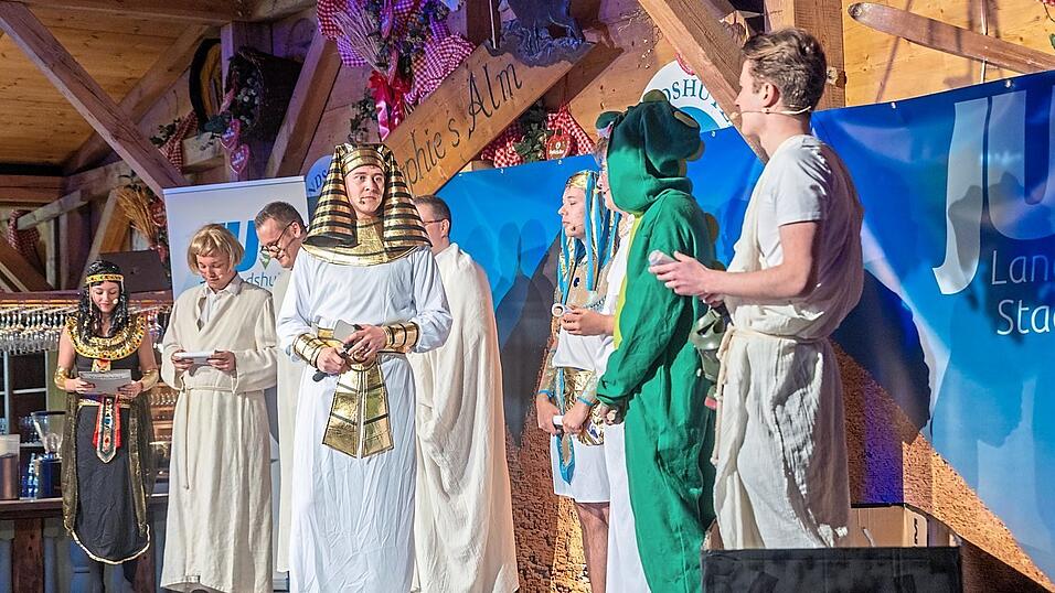 Junge Union Landshut nahm Politiker gehörig auf die Schippe