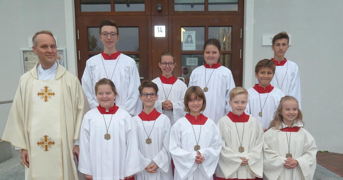 Acht neue Ministranten begrüßt