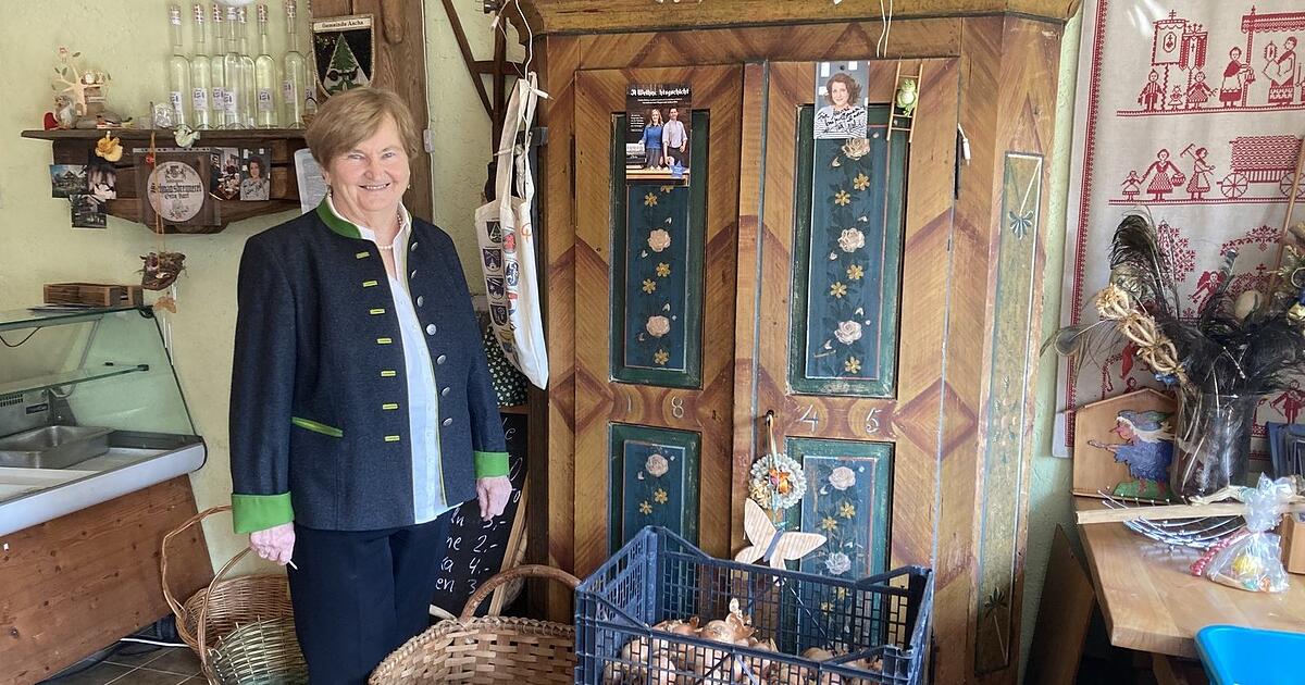 Maria Karl schließt nach 26 Jahren ihren Bauernladen in Ascha