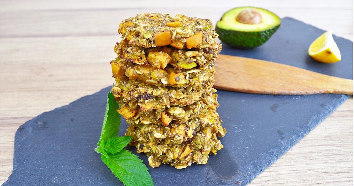 Vegane Fitness-Kekse mit Avocado und Apfel backen