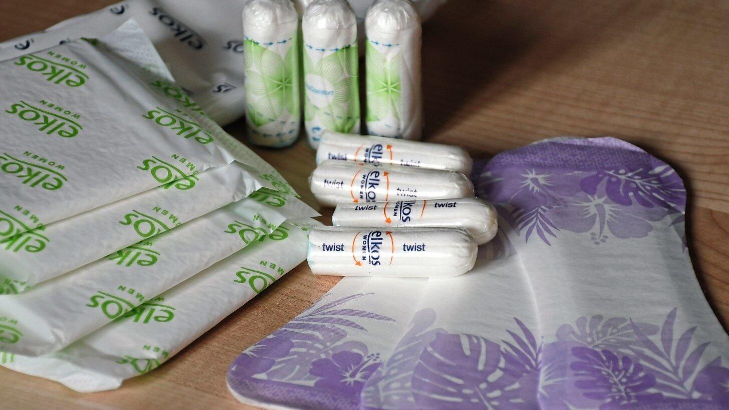 Testlauf für Tampons in Vilsbiburger Toiletten