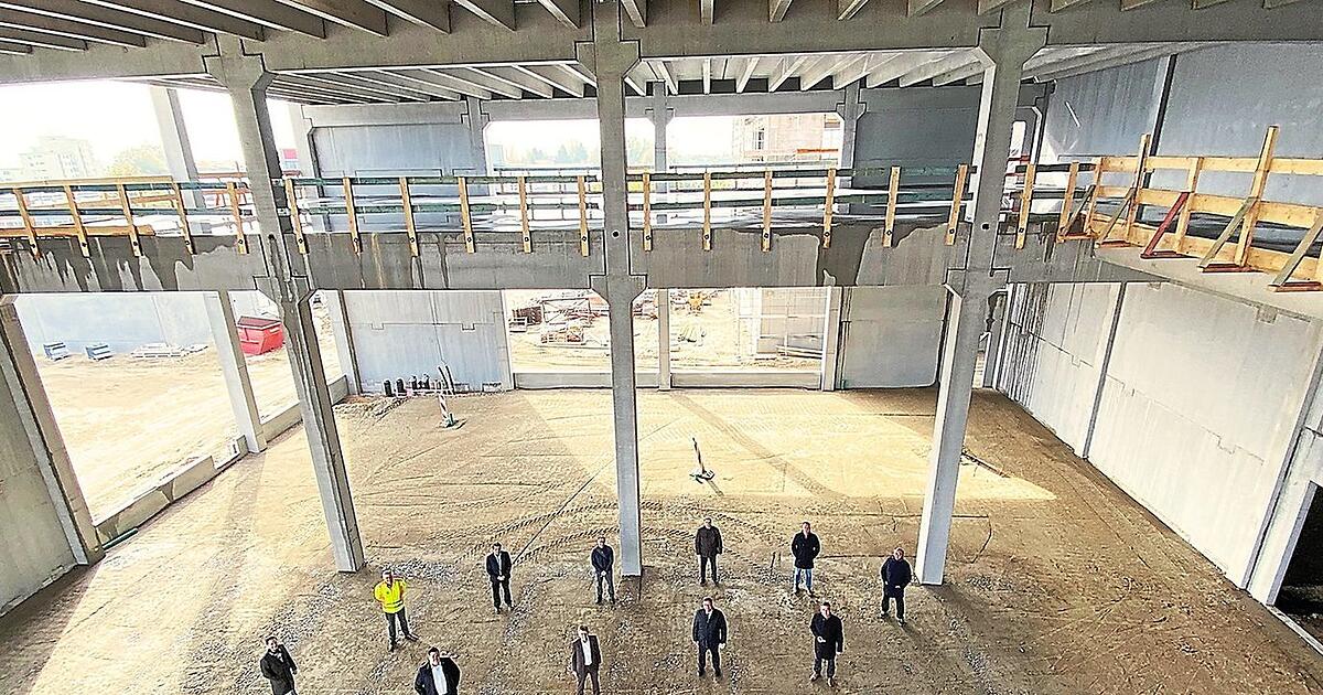 Bau der CSA-Europazentrale schreitet voran