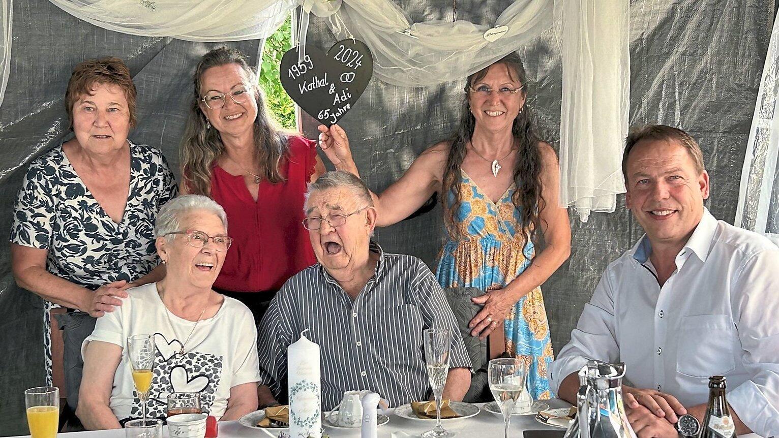 Vor 65 Jahren gaben sich die Künzinger Adolf und Katharina Lang das Ja-Wort