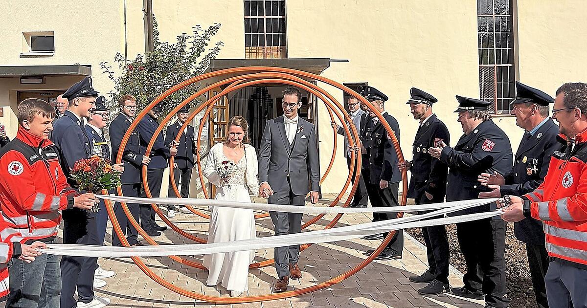 Sandra und Christopher Hannes aus Chamerau kirchlich getraut