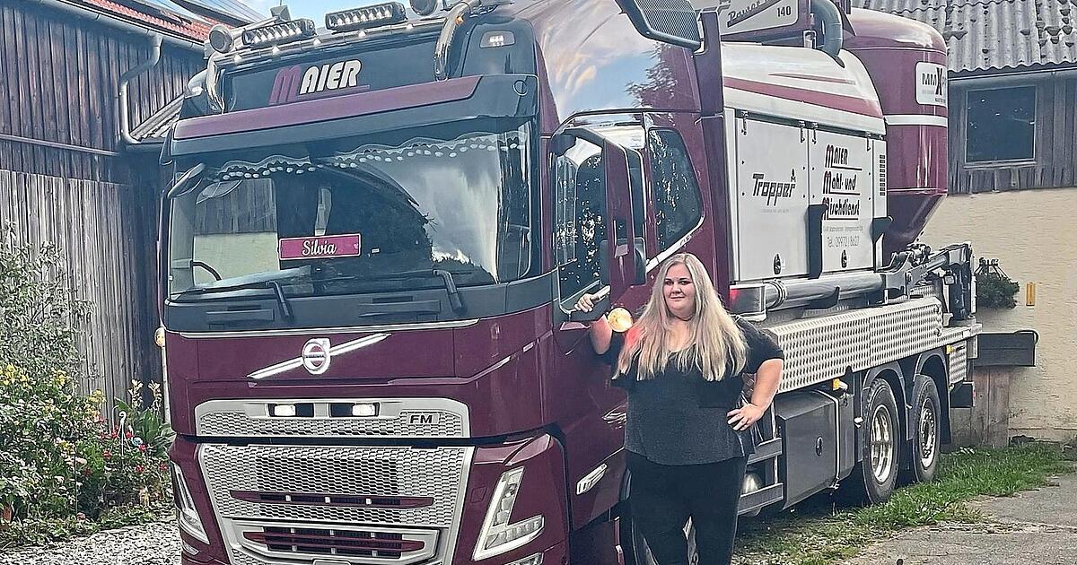 Untergrafenriederin fährt einen 23-Tonner