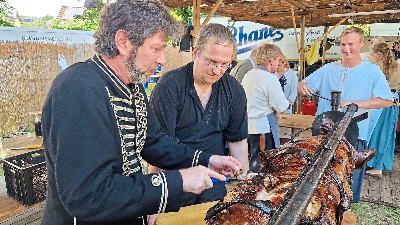 Die Panduren lagerten im Waldmünchner Stadtpark