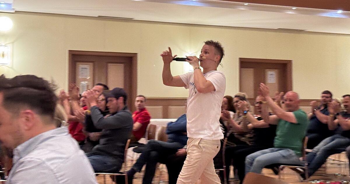 Beppo Calzone begeisterte das Publikum in Viechtach