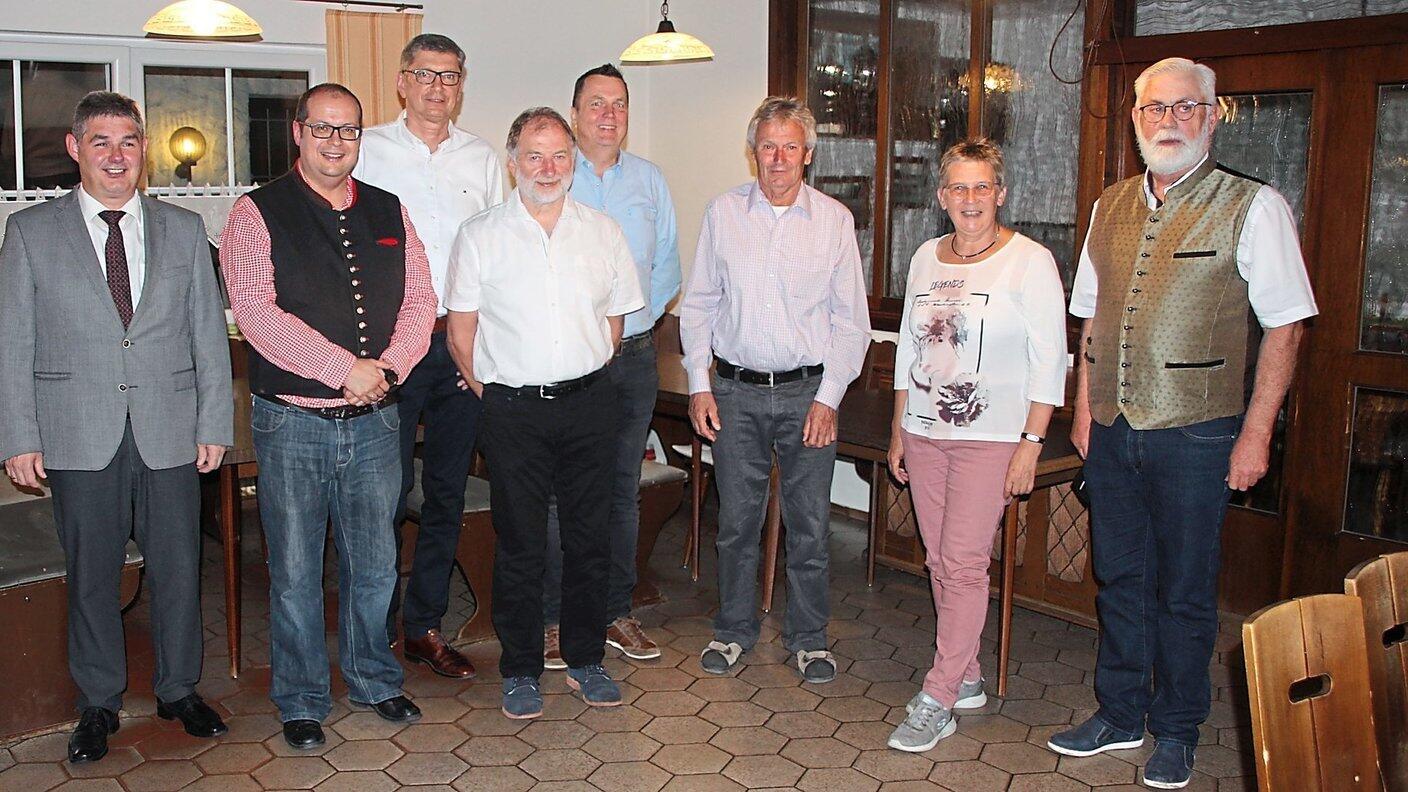 Ehemalige Gemeinderäte verabschiedet