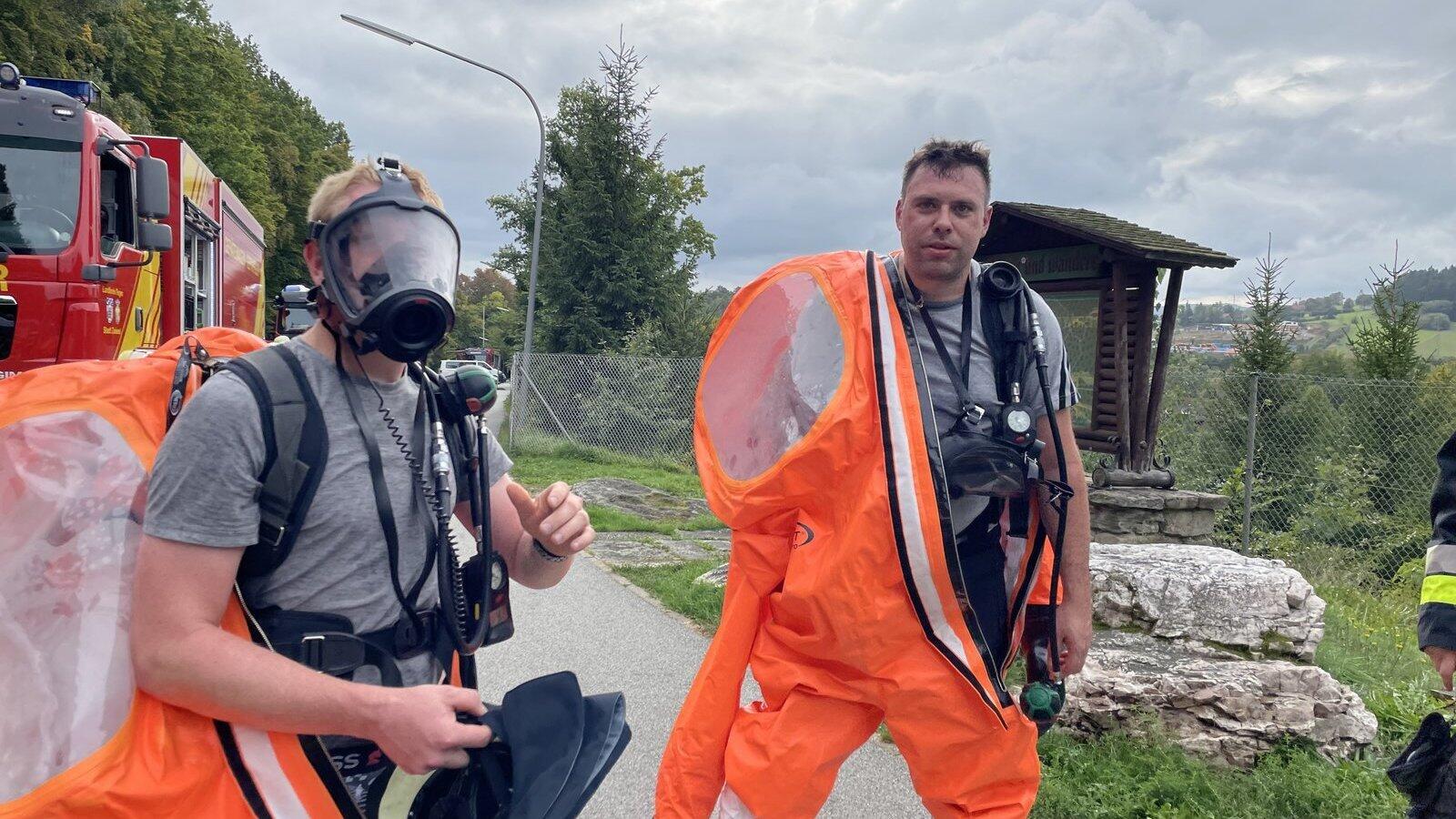 Achtung, Chlorgas! Feuerwehr übt im Viechtacher Freibad