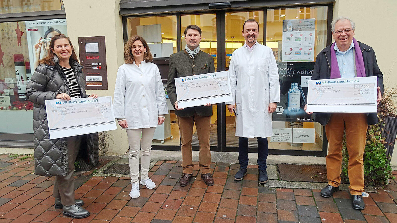 3.000 Euro für Tafel, Rotary Club und Landshuter Netzwerk