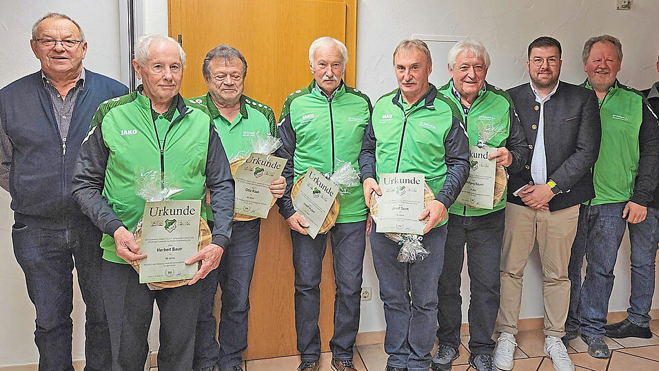 Stockschützen Sallach feiern halbes Jahrhundert