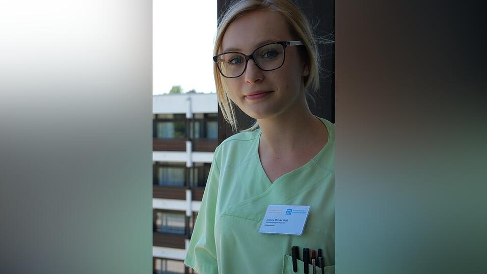 Ohne Pflege geht gar nichts: Jessica Guth macht ein duales Pflegestudium
