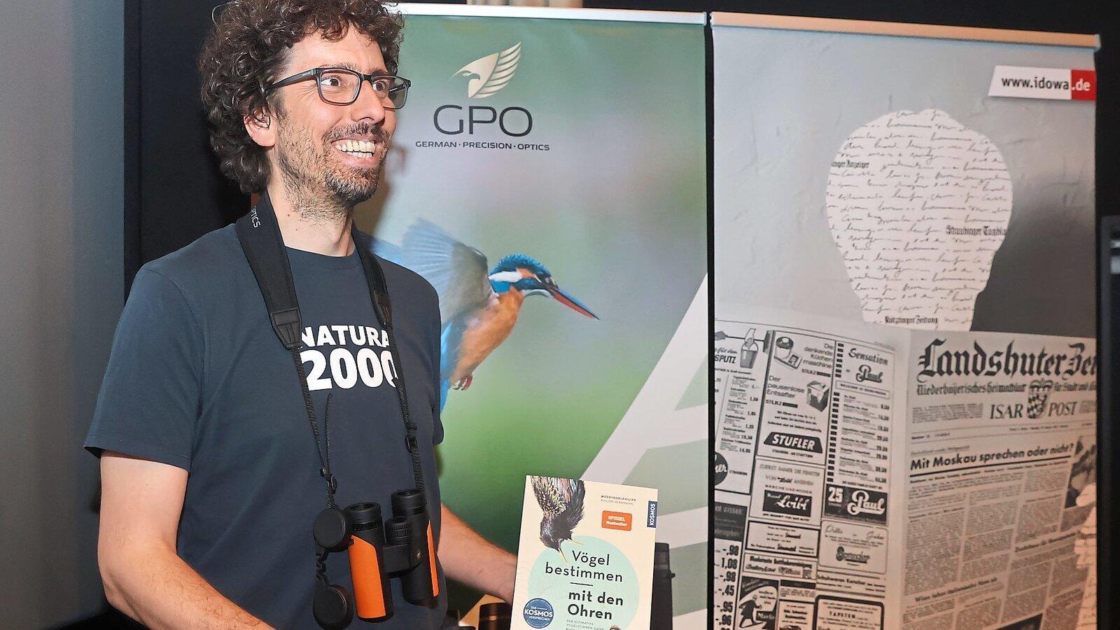 Mit Philipp Herrmann Vogelstimmen lernen im Landshuter Kinopolis