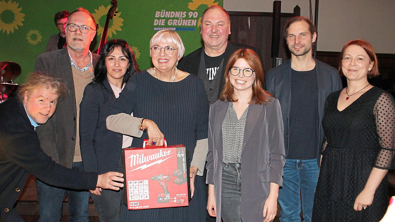 Claudia Roth bei Grünen-Neujahrsempfang in Straubing