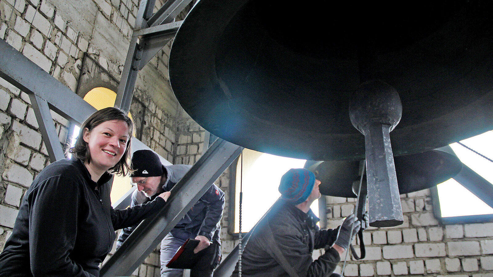 Arbeiten in Rodinger Glockenturm