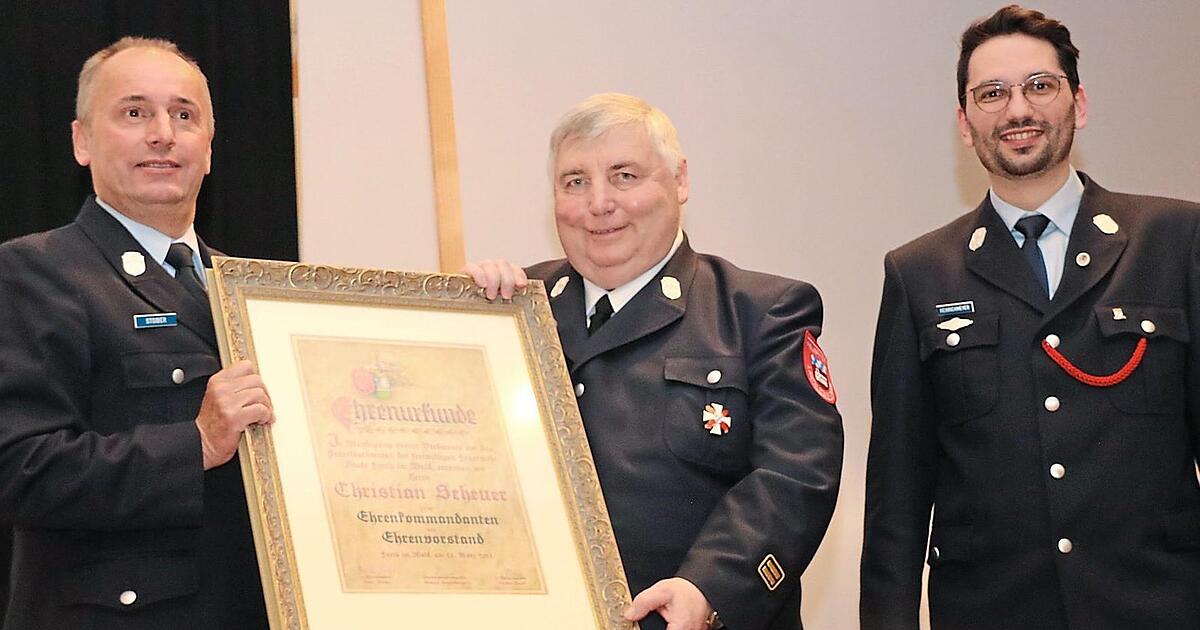 Christian Scheuer ist nun Ehrenkommandant
