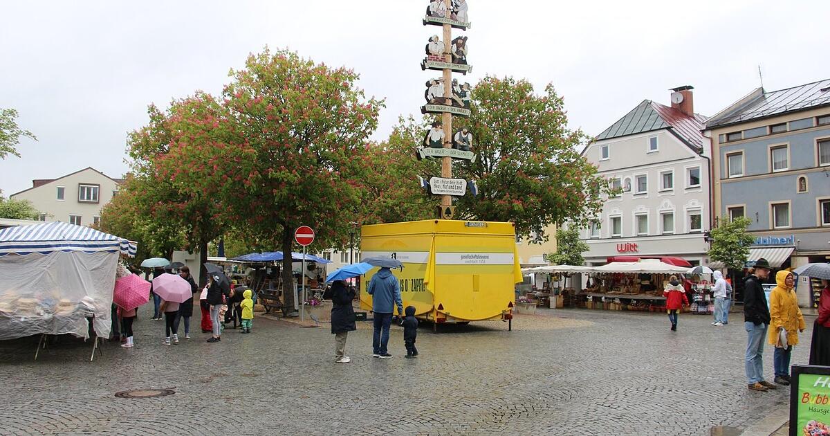 Genießen trotz Nieseln: Verkaufsoffen in Viechtach