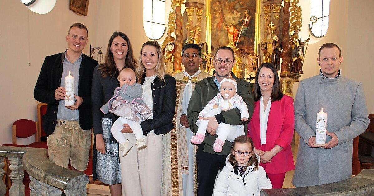 Marlene Engelhart und Thea Aschenbrenner in Grafenwiesen getauft