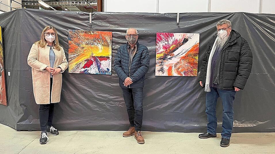 Isargilde erneuert Ausstellung im Impfzentrum