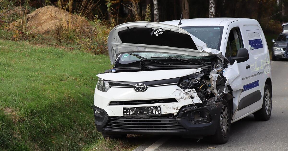 Verkehrsunfall in Rimbach: Autos stoßen beim Überholen zusammen