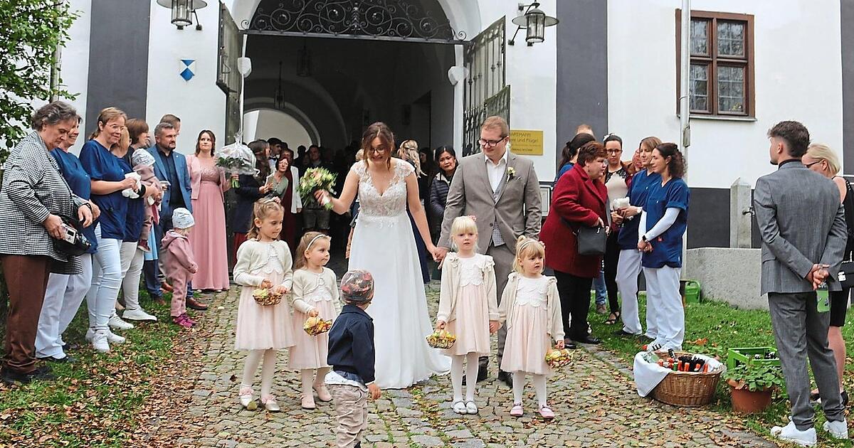 Alexandra Meier und Markus Kolbeck gaben sich in Altrandsberg Ja-Wort