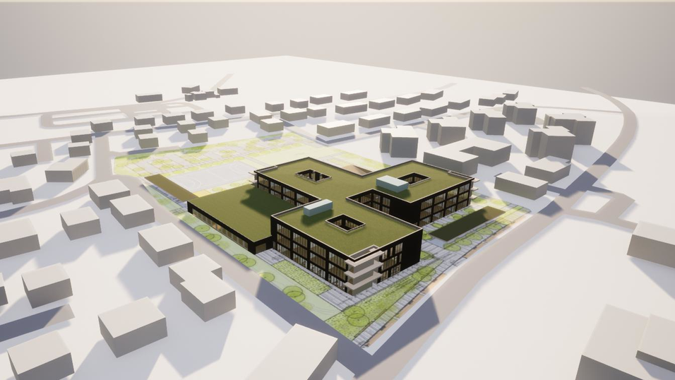 95 Millionen Euro Kosten für die neue Realschule in Vilsbiburg