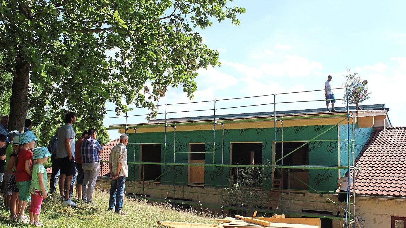 Richtfest des Kindergartens Sonnen-Blume