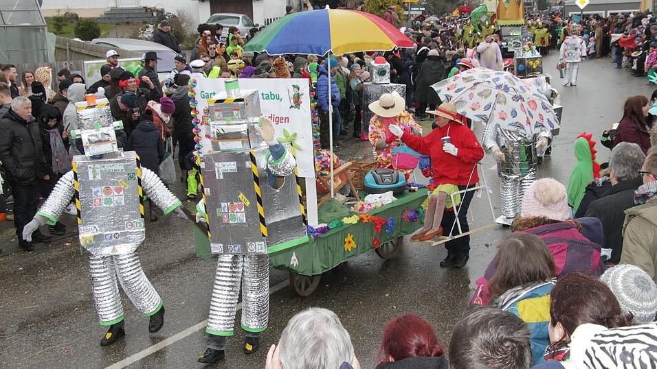 Der Faschingsumzug in Mauern in Bildern