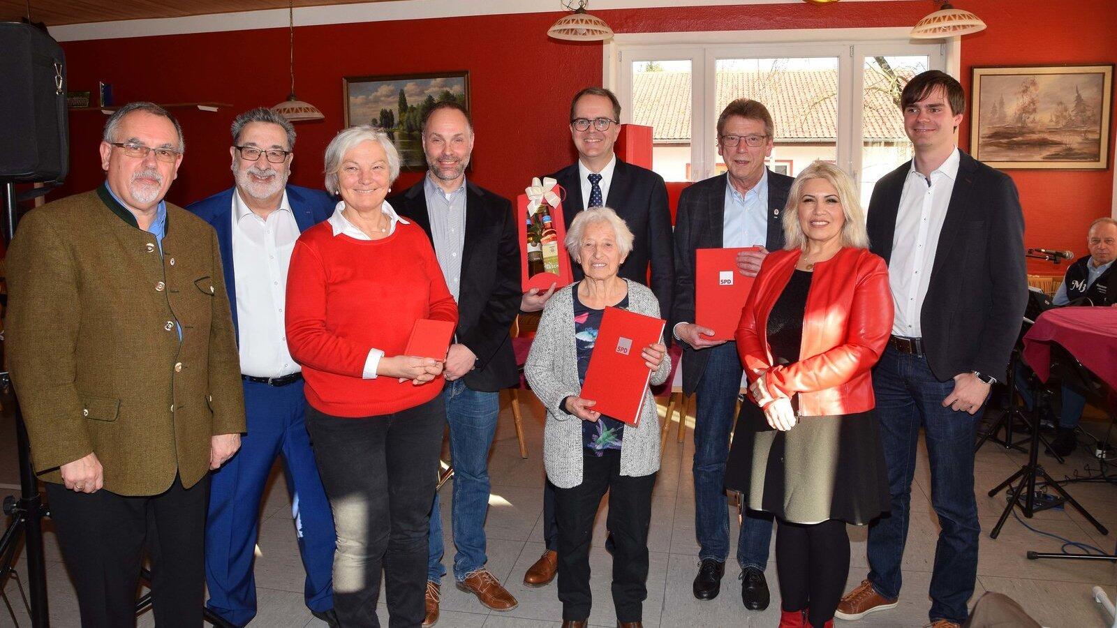 Langjährige Genossen geehrt