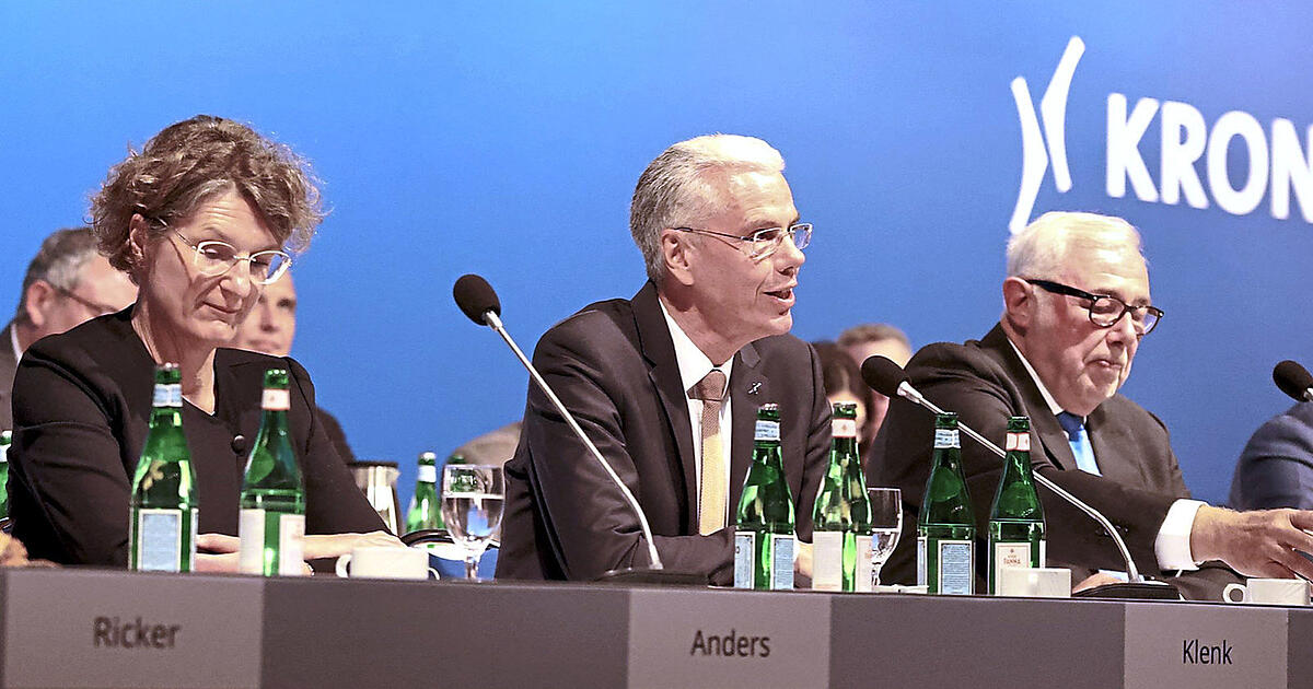 Die Verhältnisse bei Krones sind stabil