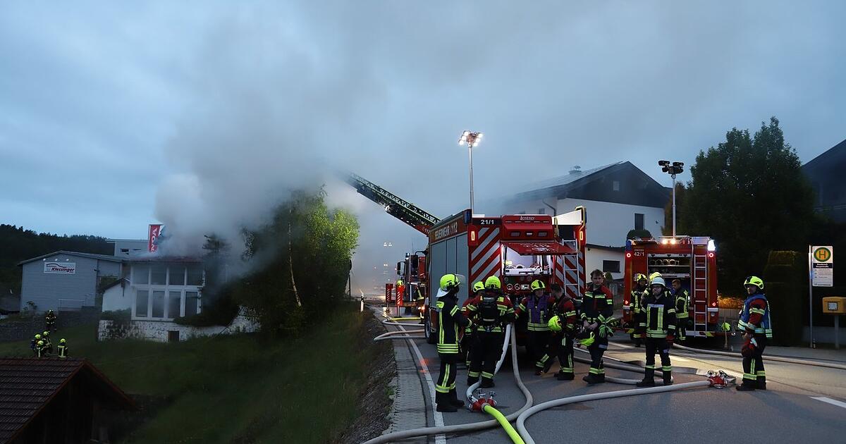 Mann stirbt bei Großbrand im Landkreis Freyung-Grafenau