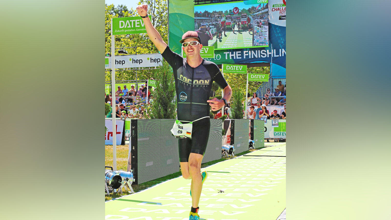 Max Knier überzeugt bei Triathlon in Roth