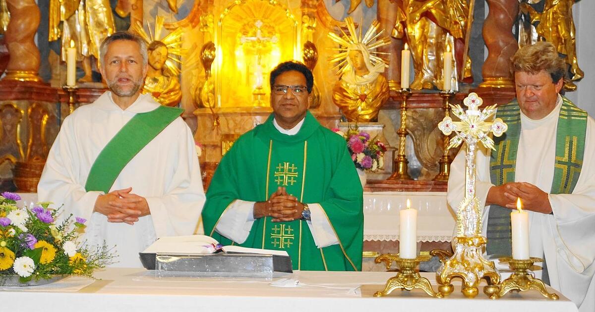 Neuer Pfarrvikar Pater Balla Anand Bhaskar in Chamerau begrüßt
