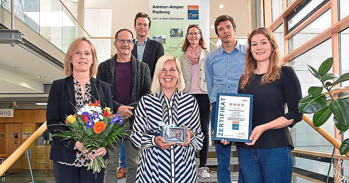 Vier Sterne für den Ammer-Amper-Radweg