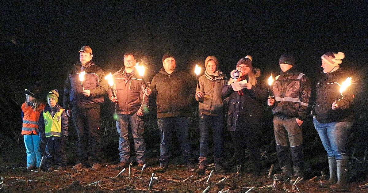Landwirte setzen ein Zeichen