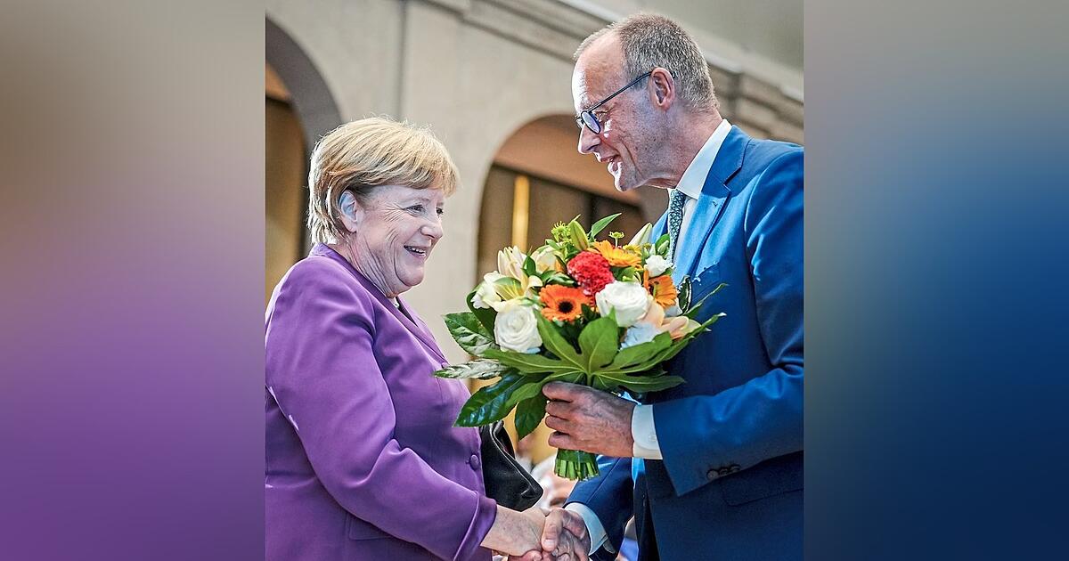 Angela Merkel und Friedrich Merz: Versöhnung liegt in der Luft