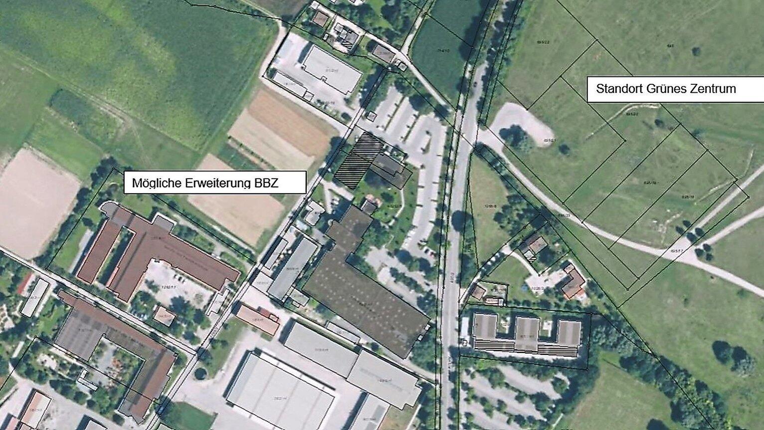 Mit dem Grünen Zentrum nicht ganz grün