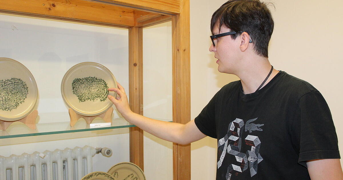 Denken mit Fingerspitzen – Levi Knapp macht die Ausbildung zum Keramiker