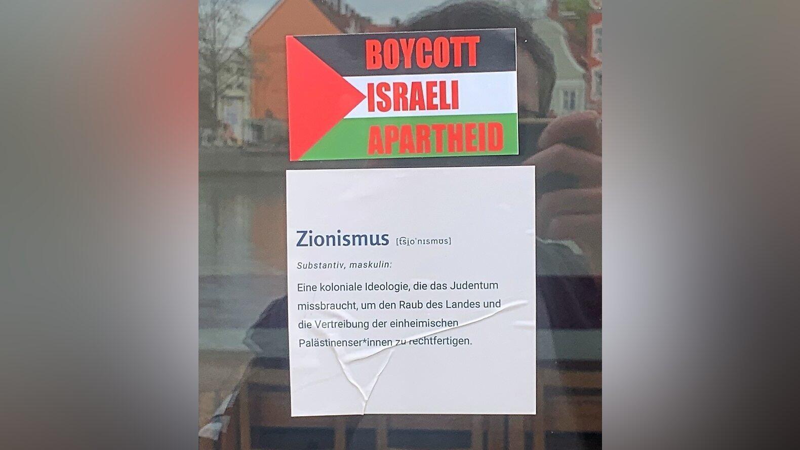Unbekannte hinterlassen in Landshut antisemitische Botschaften