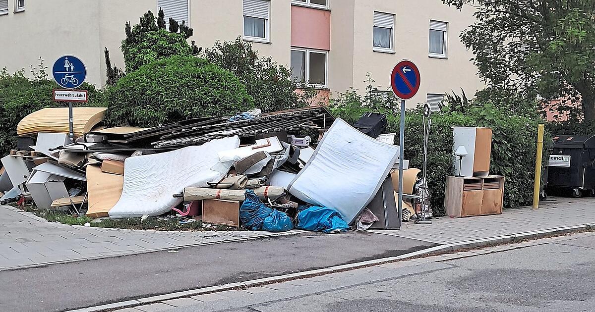 So kam es zu dem Müllberg in der Max-Planck-Straße von Neutraubling