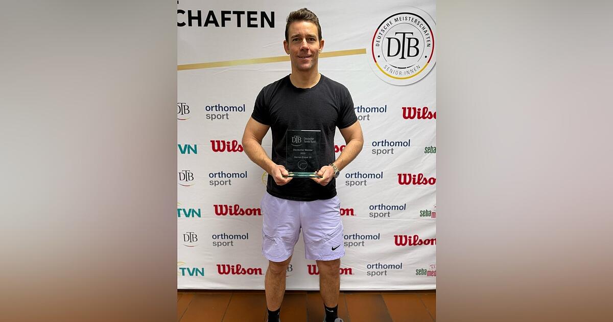 Straubinger Sebastian Schießl spielt sich in Tennis-Geschichtsbücher