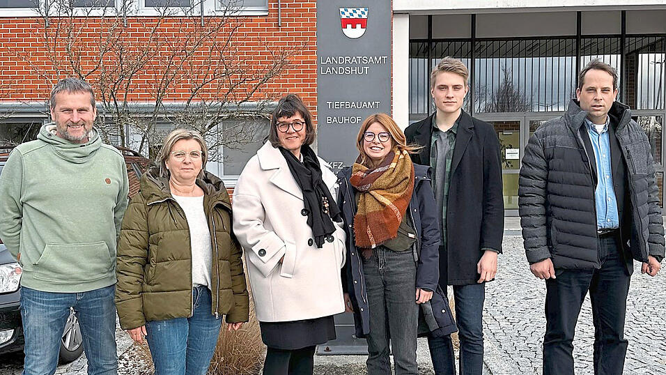 Grünen-Kreistagsfraktion zu Besuch beim Tiefbauamt