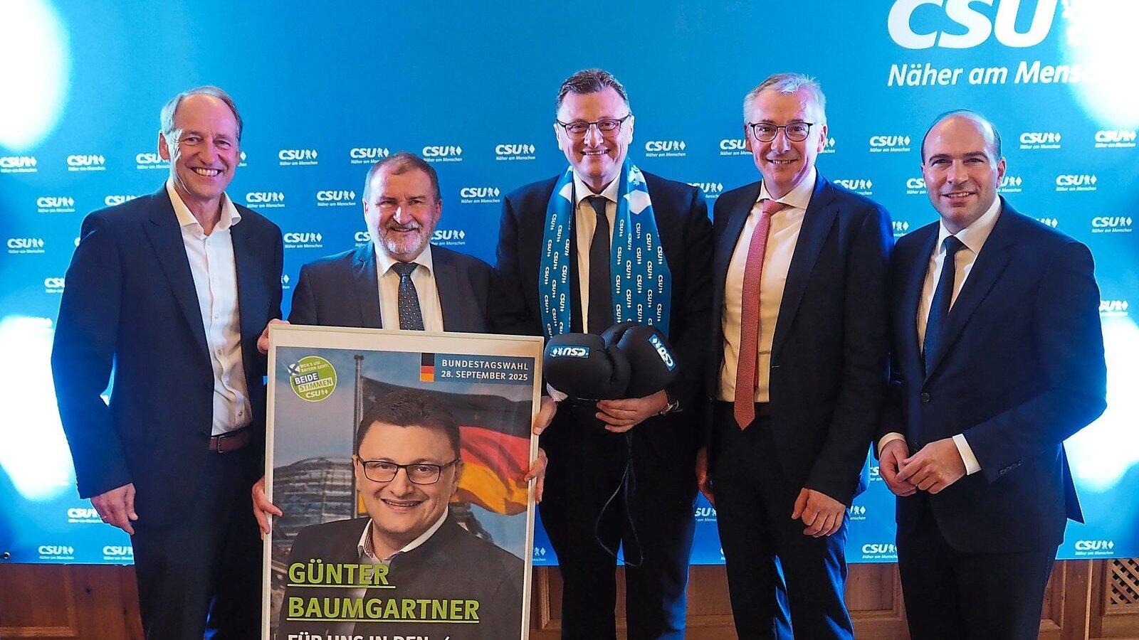 Klares Votum für Günter Baumgartner in Mamming